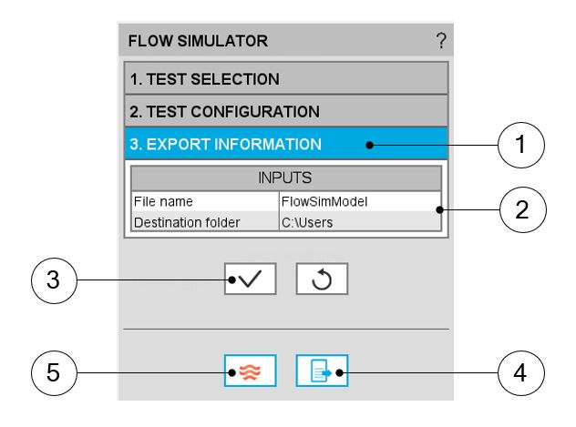 Model for Flow Simulator